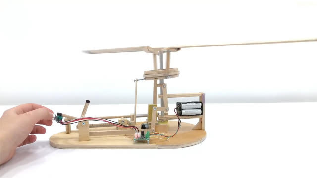 木板做一个直升机螺旋桨