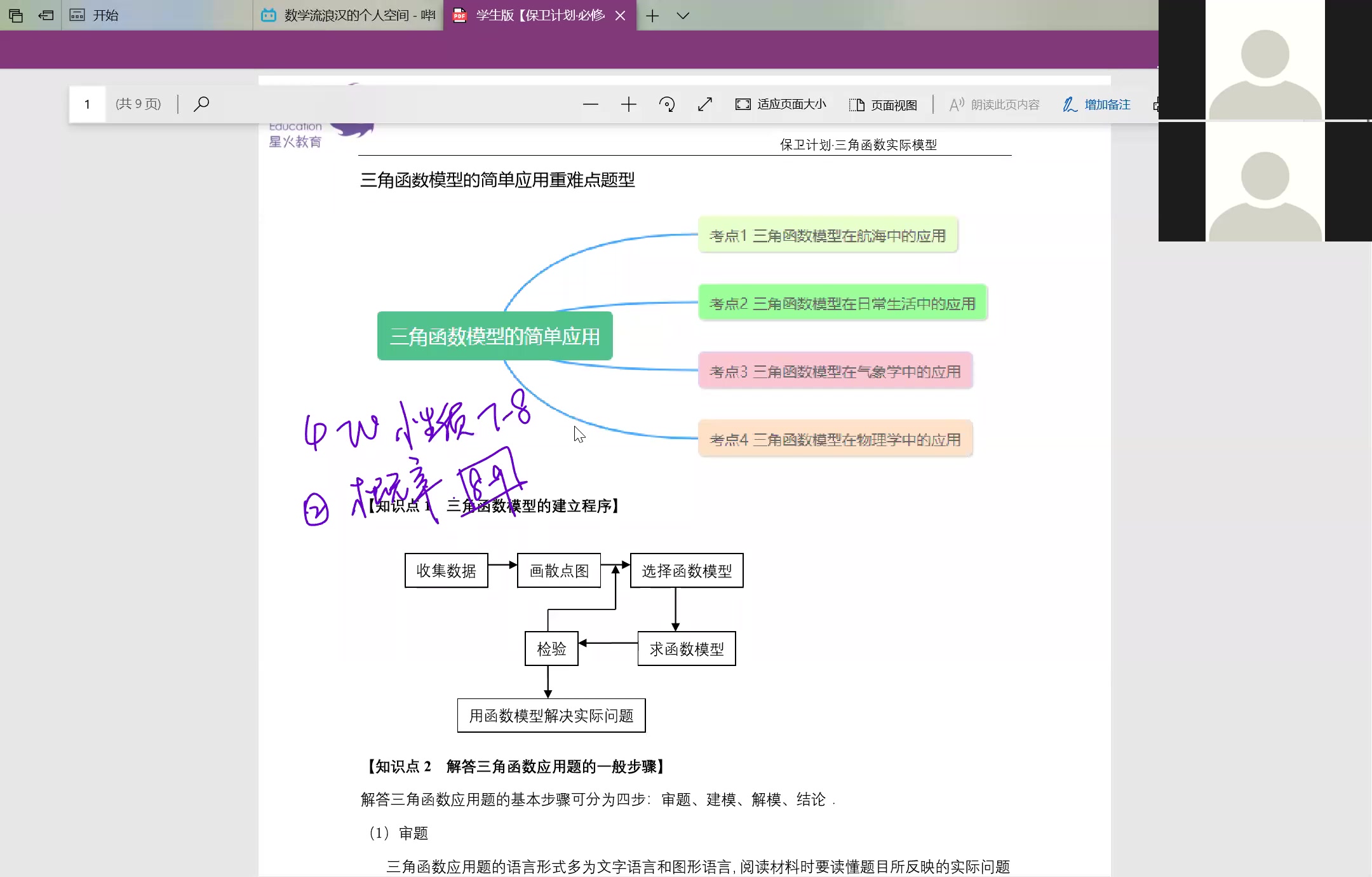 第6讲 三角函数的实际问题