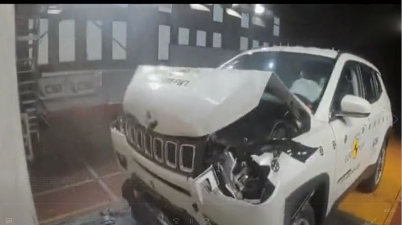 2017款吉普指南者碰撞测试,看的我真的被震撼住了,快来看看吧!