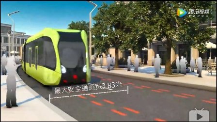 中国首创智能无轨电车