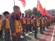 实验小学升旗仪式