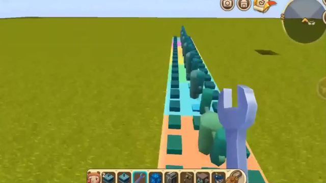 迷你世界:制作新版"7种颜色的电路"!每种颜色都是不同的电路