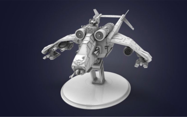 3D打印:女武神直升机 模型分享