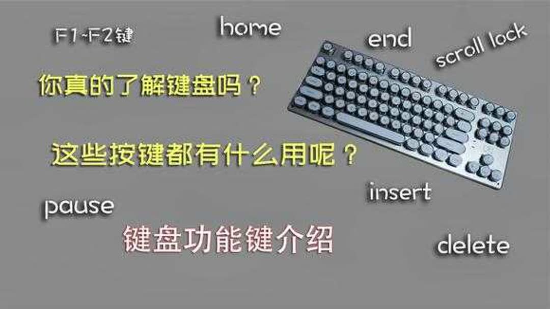 键盘上这些按键都有什么用呢?你们都知道不?赶紧来了解一下吧