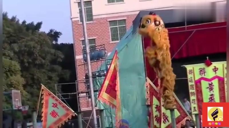 毅哥传媒:世界冠军醒狮表演,真精彩!