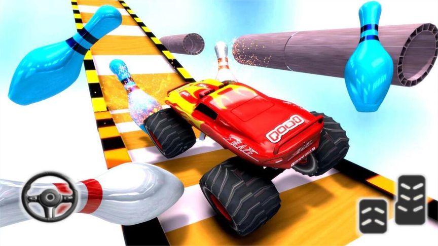 传奇怪物卡车模拟器 这已经不是汽车了 绝对是火箭改装