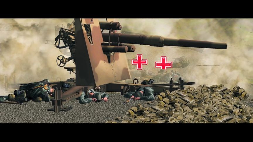 模拟战争:二战模拟,88炮千米外阻击盟军!