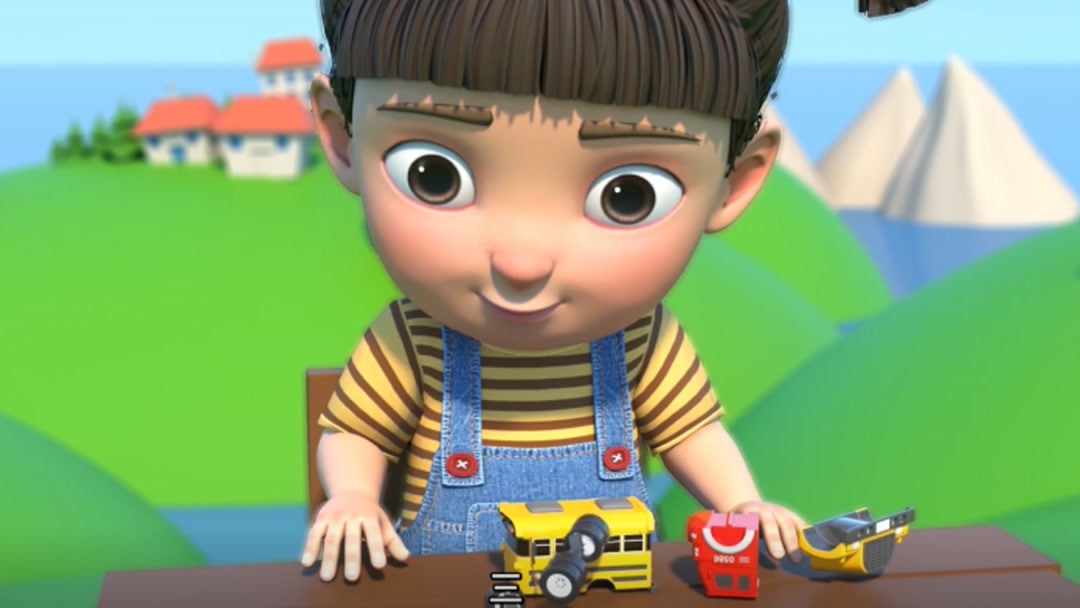 聪明宝贝玩具乐园 第36集 和小女孩一起拼消防车