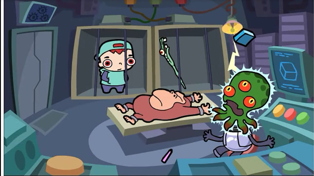 小男孩逃离僵尸实验室 #僵尸游戏