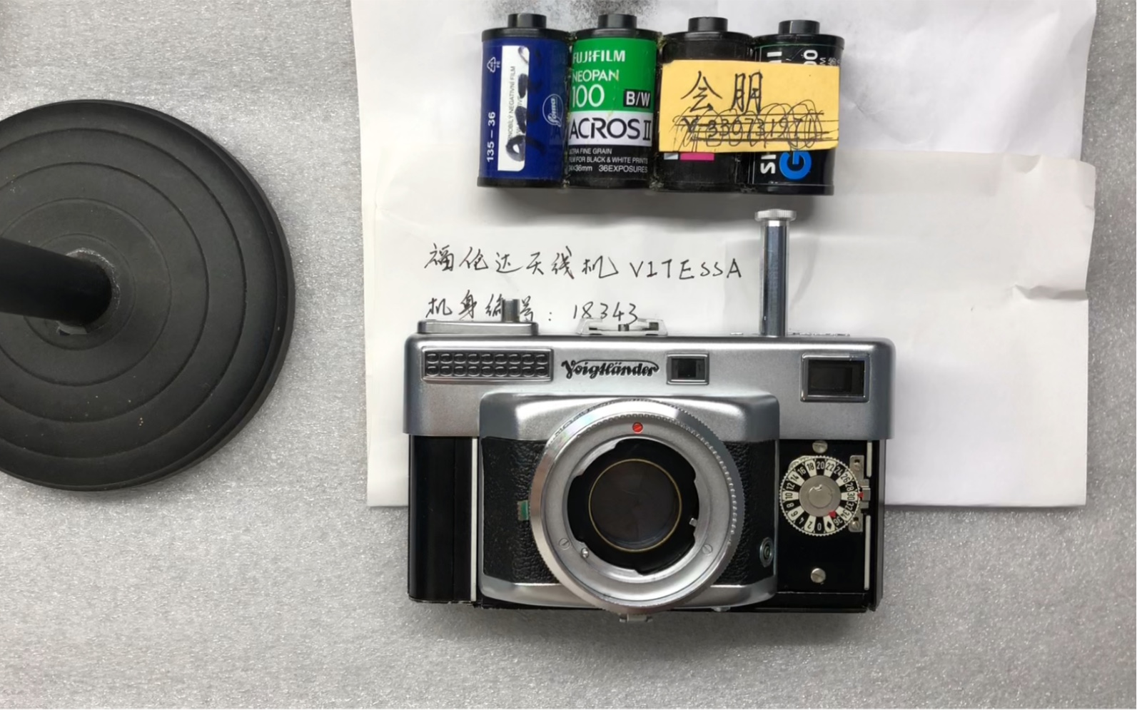 Voigtlander/福伦达 VITESSA T 德国135胶片胶卷照相机拆机维修清理...