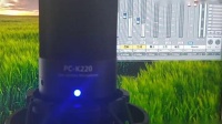 15得胜PCK220电容麦克风艾肯MICUVST机架SAM声卡调试精调测试...