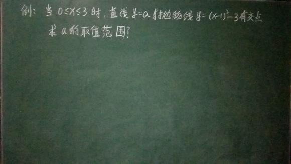 求二次函数与直线交点的取值范围?解析式给出图像先画