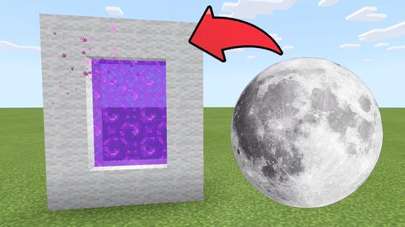 我的世界传送门教程:教大家传送到月球