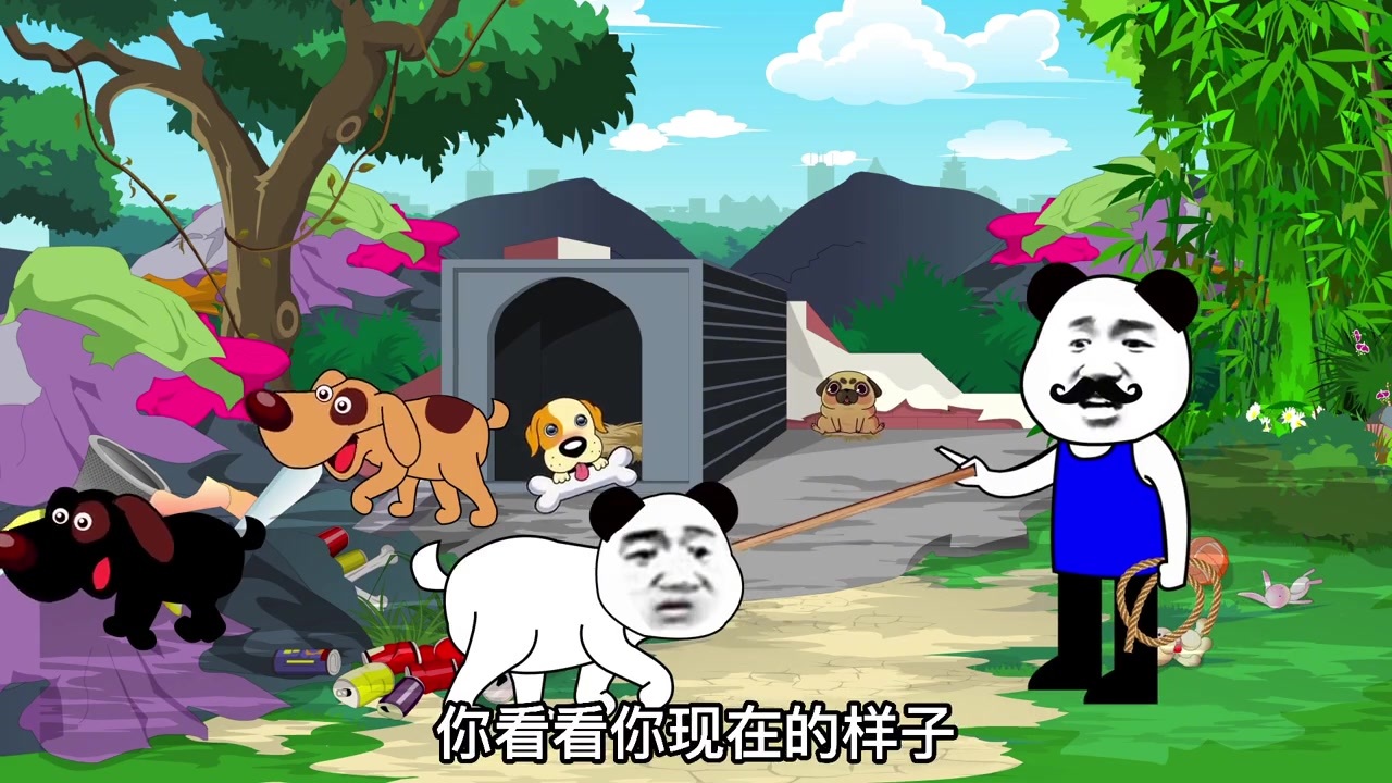 沙雕动画,搞笑:因为老妈一句话,我被警察抓走了