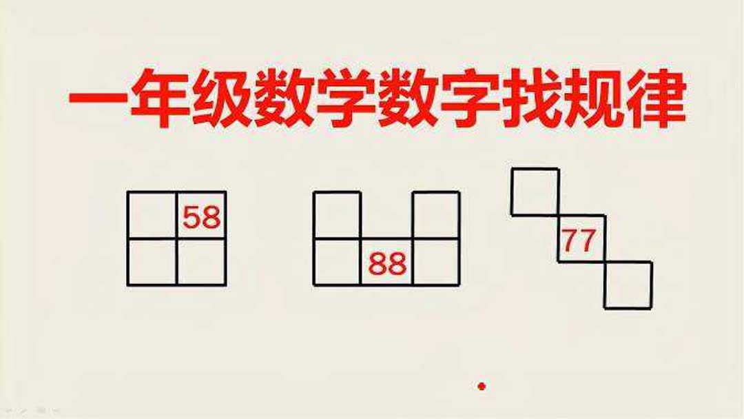 一年级数学:根据规律填数,难住了很多985大学毕业的家长