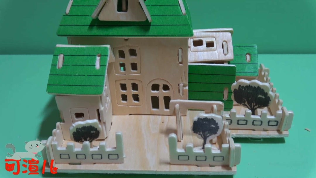 3D木质拼图-幸福的小屋