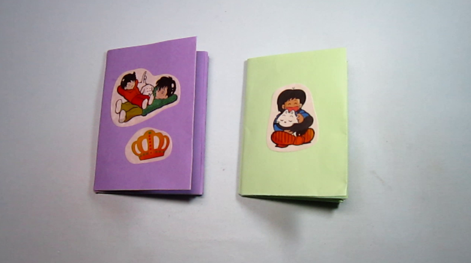 纸艺手工折纸笔记本,3分钟学会简单又漂亮小本本的折法