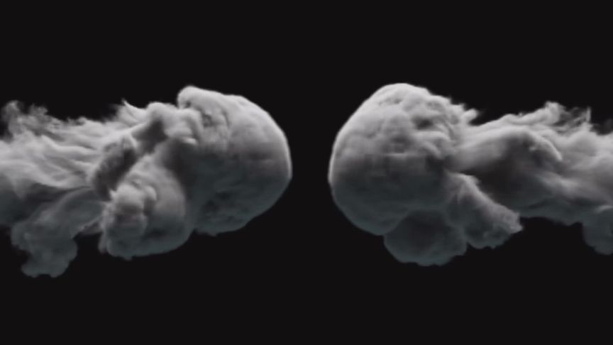 #精品视频素材 #烟雾 烟雾撞击特效素材