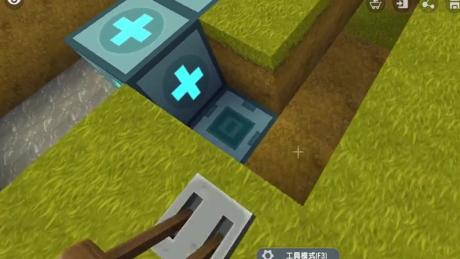 迷你世界二狗子:二狗自制滑块隐藏门教程,最后把自己做进去了