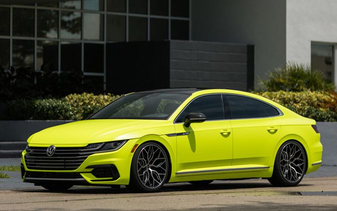CARBEN | 行走的荧光棒 - VW Arteon R-Line × Vossen HF-2