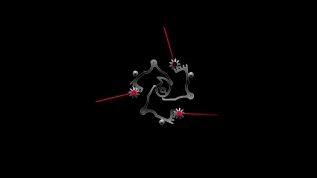 设计非常棒的时钟机械构造,3D动画显示机械运行原理!