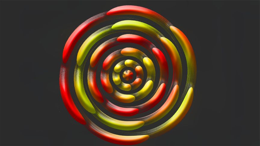 PS教程 PS绘制圆形立体旋转效果