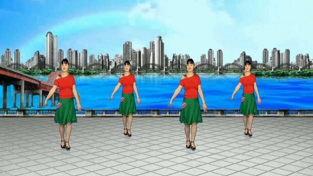 优美动人《我爱你不是因为你爱我》情歌对唱,大气健身又好听!