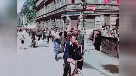 彩色视频实拍1945年战后柏林实景,这就是战争给人民带来的伤痛