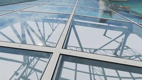 东吴网架设计作品管桁架玻璃顶把阳光引进您的空间