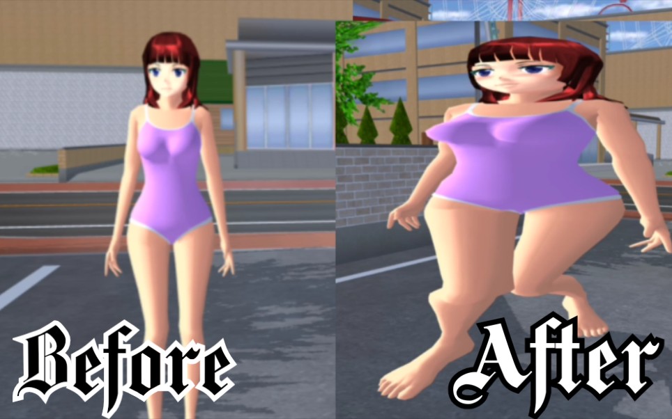 教你怎样把NPC变成胖子[樱花校园模拟器]纯属娱乐