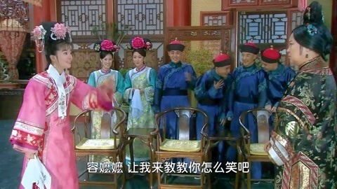 新还珠格格:容嬷嬷教小燕子规矩,要笑不露齿,简直要逼疯她!