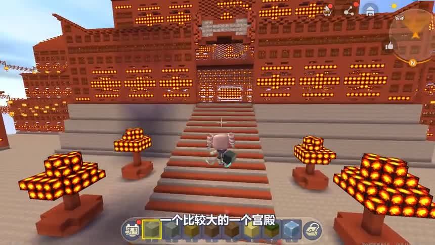 迷你世界:繁华的宫殿城墙后有什么