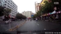 台湾宽动态GT300W迷你夜视行车记录仪雨天过后下午效果