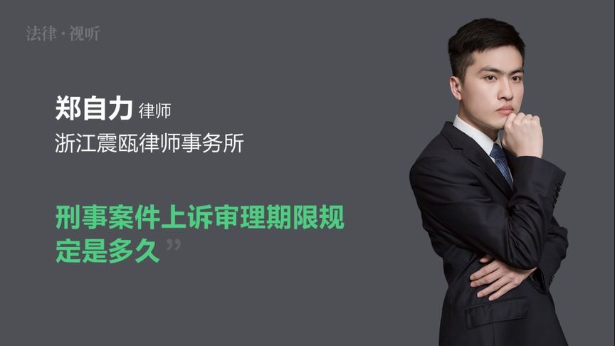 刑事案件上诉审理期限规定是多久
