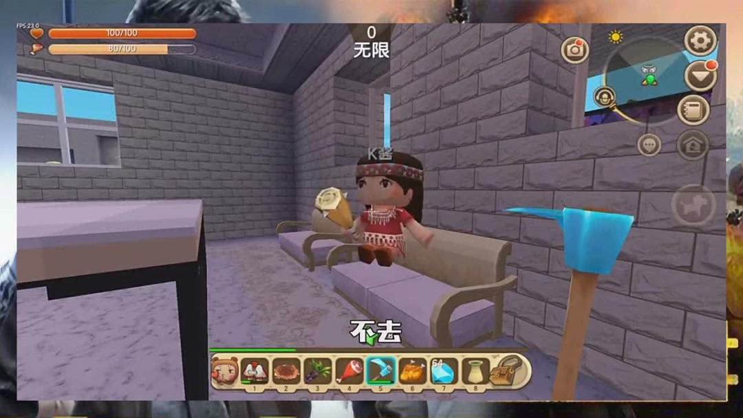 半拉解说迷你世界:妮妮太可爱了吧!真是让人惊奇!太秀了!