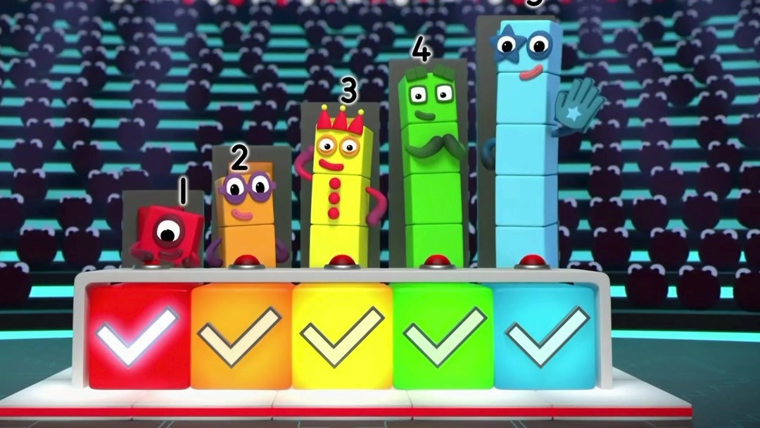 数字积木 早教动画:数字们成为评委 欢迎来到数字明星选拔