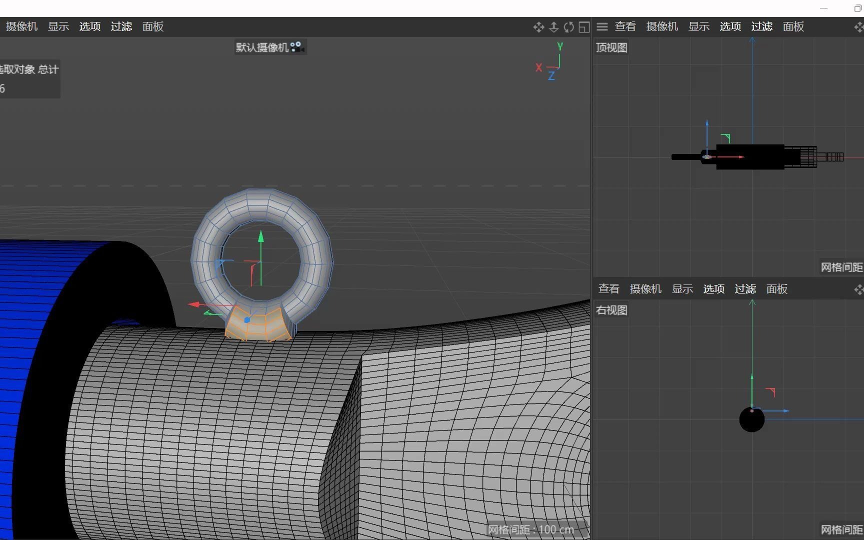002 结构抗震减震隔震 粘滞阻尼器吊环 C4D制作 VRAY渲染 NUKE调色
