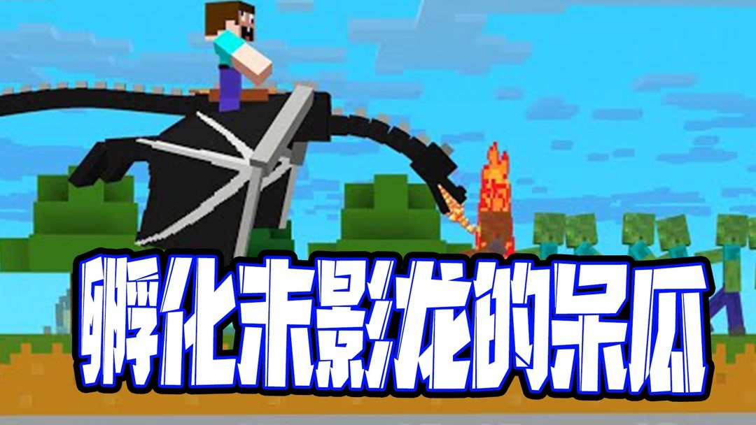 我的世界:带回末影蛋的呆瓜,竟然在家孵化出了末影龙