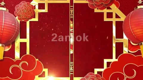 2020喜庆国潮通用片头G-凌晨两点素材网