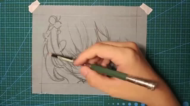 画一个单调的蕾姆,手速感觉跟不上了