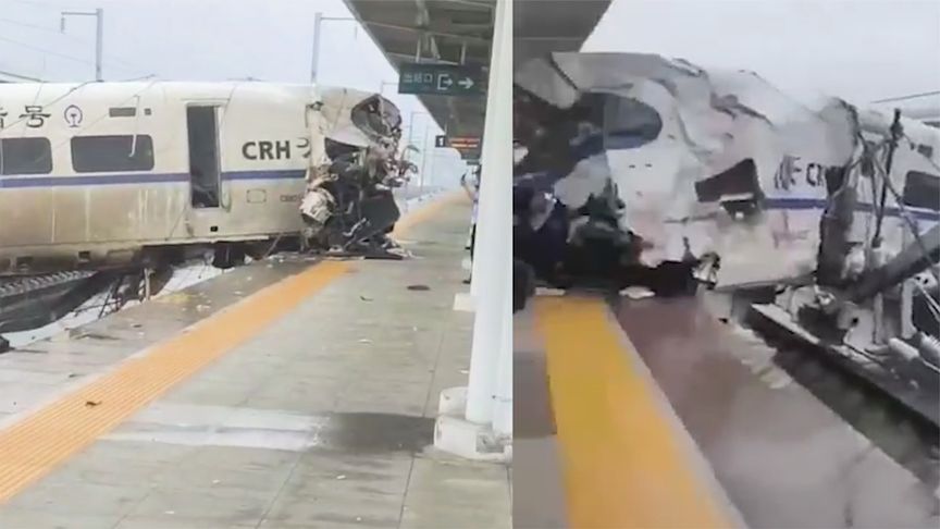 突发!D2809次列车在贵广线榕江站撞上泥石流脱线,致1死8伤