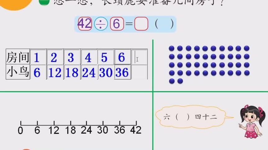 一线小学数学教师微课作品:长颈鹿与小鸟