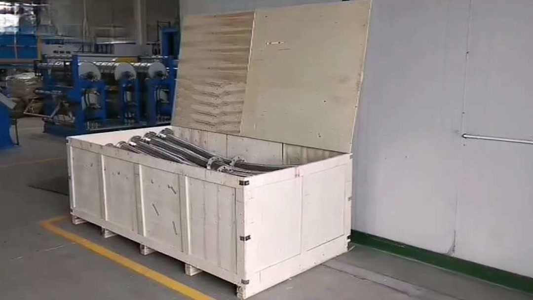 全304材质金属软管、一段活套法兰、美标150磅法兰