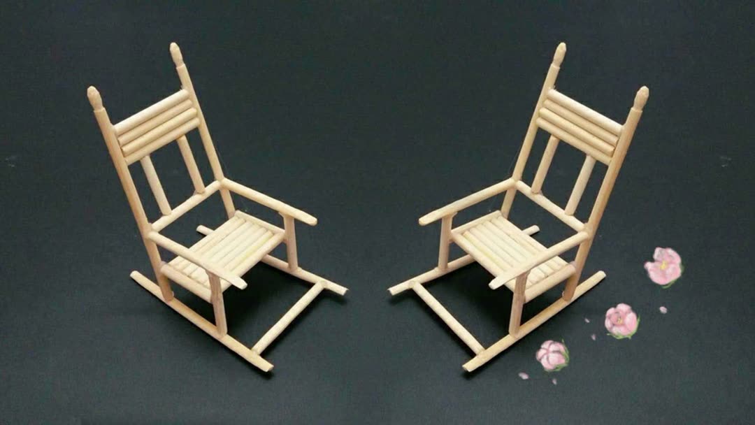 一次性筷子不要扔,教你手工DIY“童年的摇摇椅”简单又不花钱