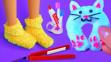 儿童迷你手工:创意DIY微型芭比娃娃,日用品