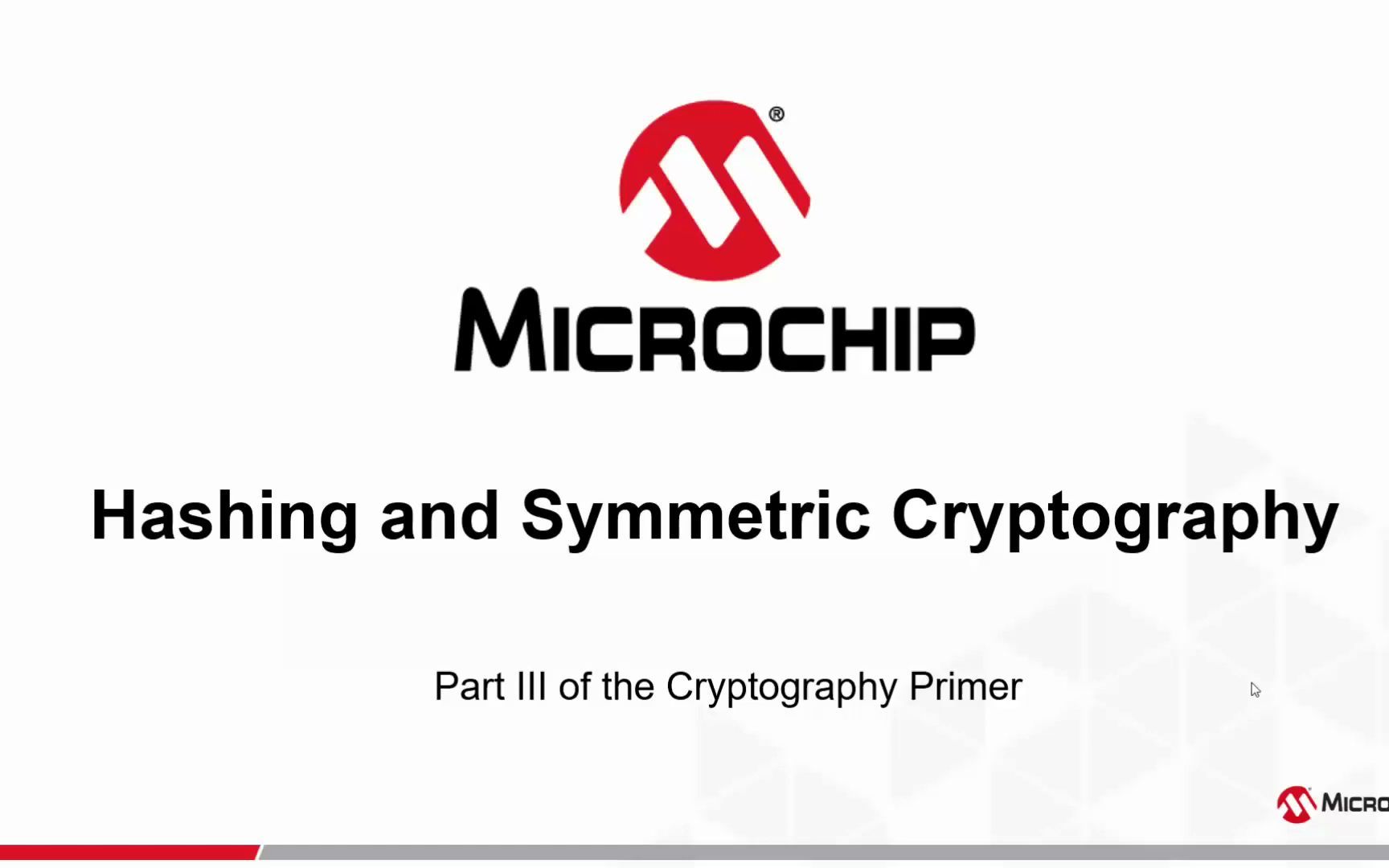 Microchip安全加密技术入门教程——第三部分:哈希运算和对称加密
