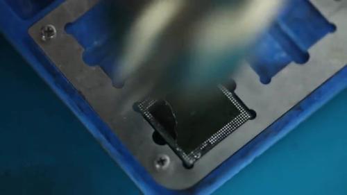 打磨笔玩转cpu上盖SDRAM, 好玩好玩