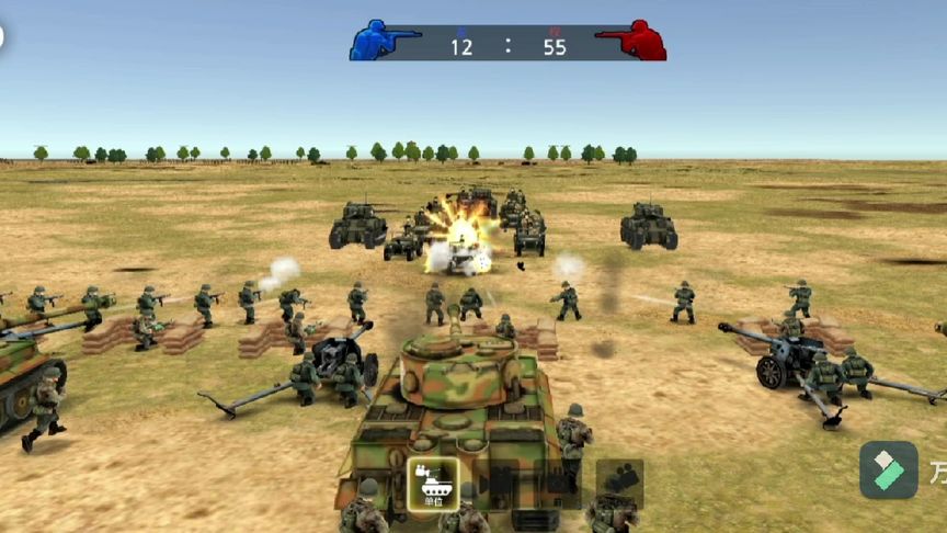 二战模拟器 德军精锐部队vs美机械化部队