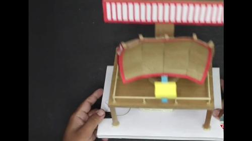 如何用纸板制作雷达天线模型#我爱独创我爱制作