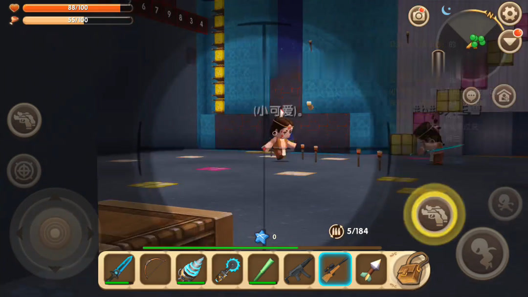 迷你世界你以为我没有远程武器